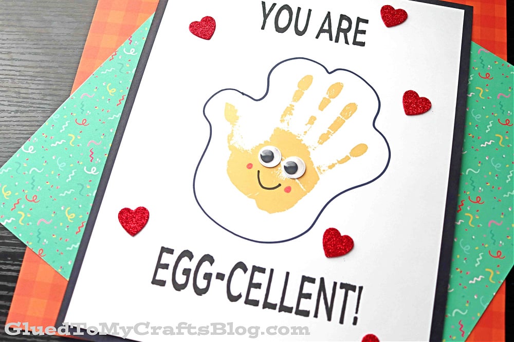 EGG-CELLENT Handprint EGG Keepsake Craft - Glued To My Crafts - Let's ...
