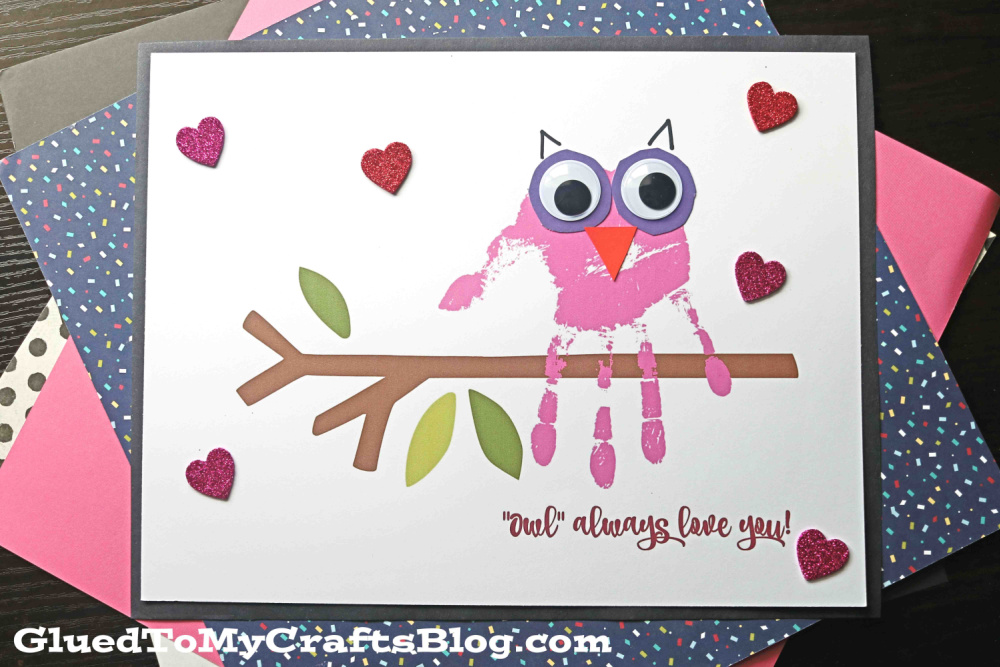 Owl Always Love You Handprint Keepsake