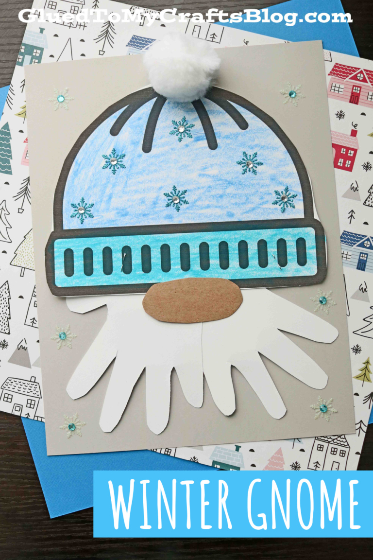 Handprint Winter Hat Gnome Keepsake