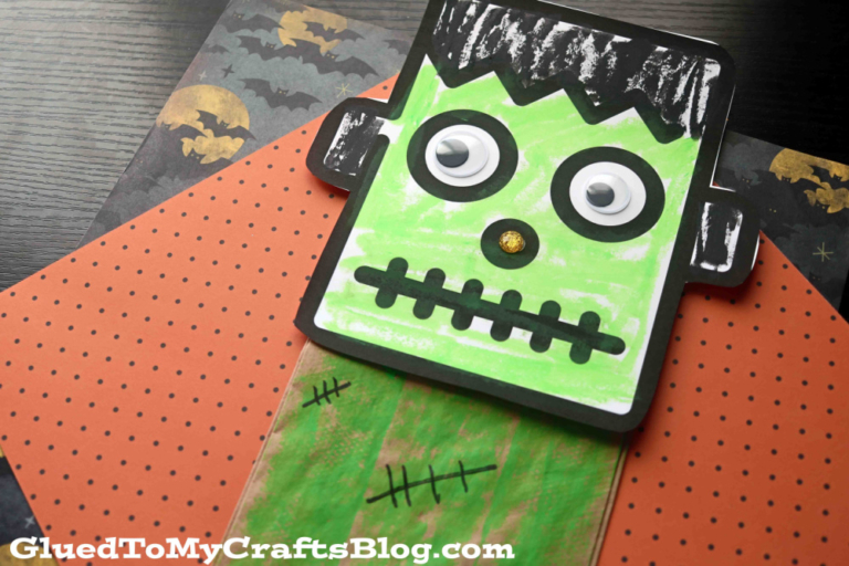 Paper Bag Frankenstein Craft Idea For Kids