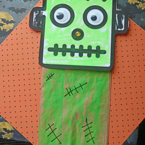 Paper Bag Frankenstein Craft Idea For Kids