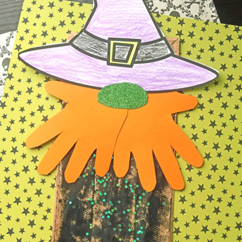 Paper Bag Witch Puppet Craft