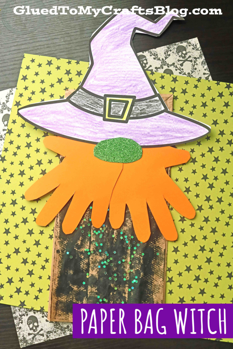 Paper Bag Witch Puppet Craft