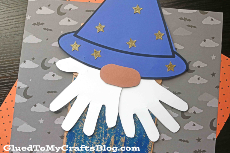Paper Bag Wizard Craft Idea For Kids