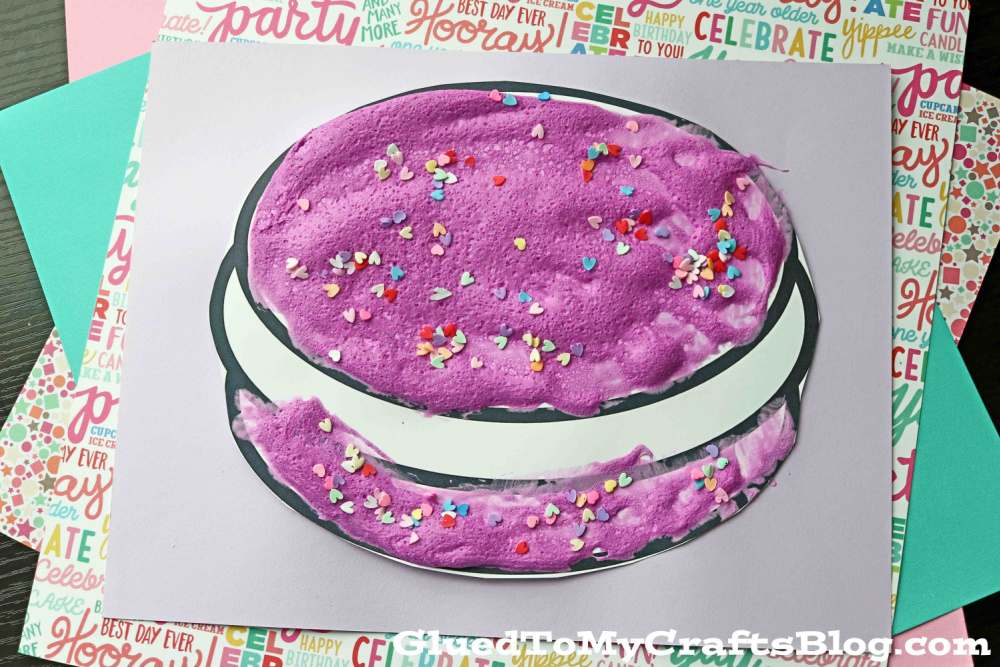 Puffy Paint Macaroon Cookie Craft
