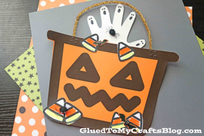 Haunted Halloween Candy Bucket Craft
