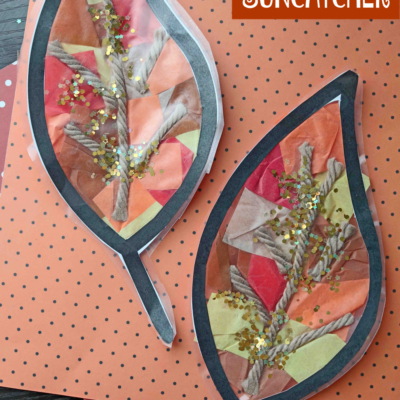 Burlap Leaf Owls On Paper