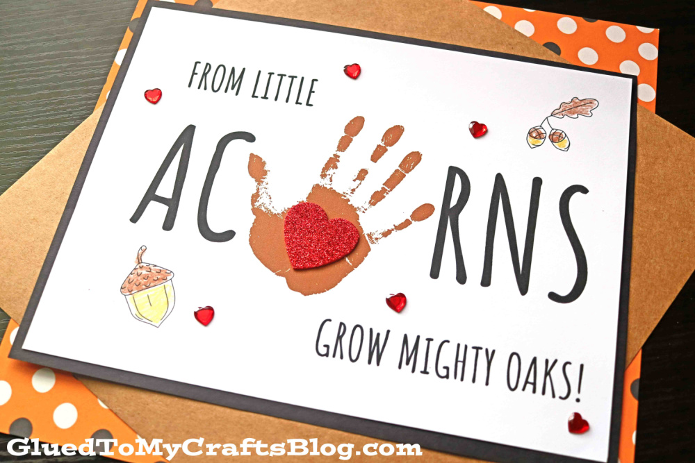 Acorn Mighty Oaks Keepsake Craft Idea - Glued To My Crafts - Let's Get ...