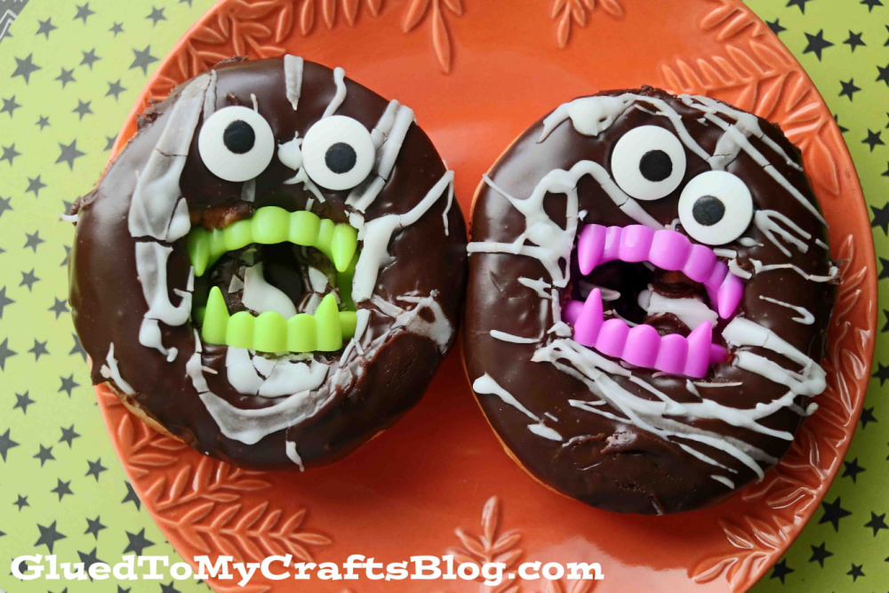 Monster Doughnuts For Halloween Parties