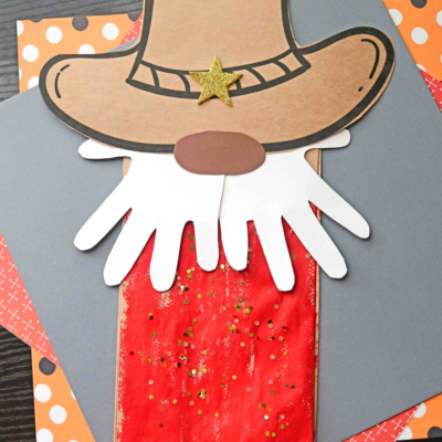 Paper Bag Cowboy Puppet