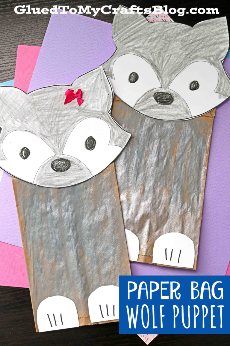 Paper Bag Wolf Craft (Fun For Kids!)