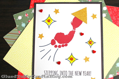 Footprint Stepping Into The New Year Keepsake