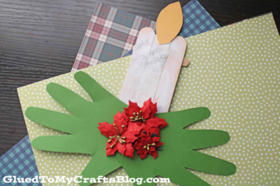 Popsicle Stick Christmas Candle Craft