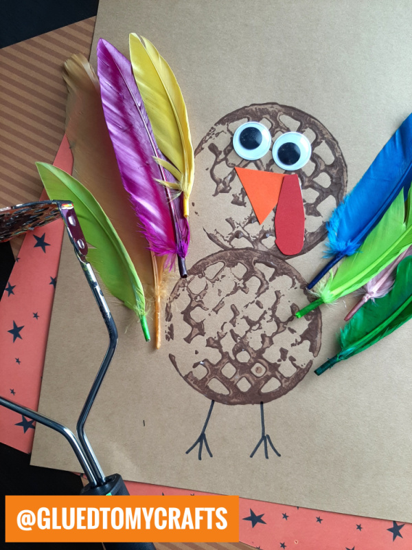 Potato Masher Stamped Craft Ideas For Kids