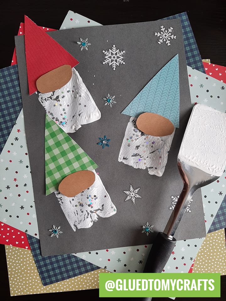 Spatula Stamped Craft Ideas For Kids