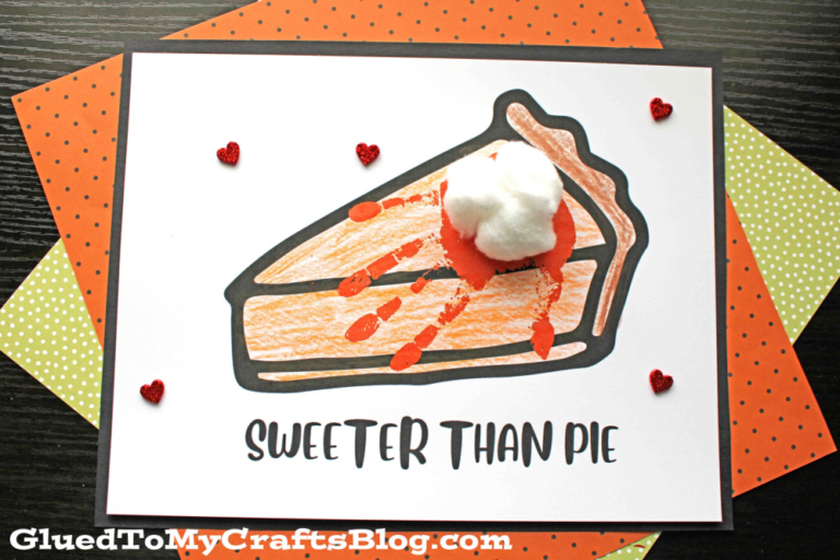 Handprint Sweeter Than Pie Keepsake