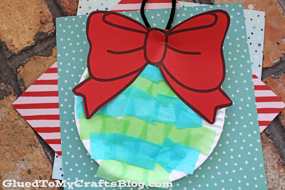 Paper Plate Christmas Ornament