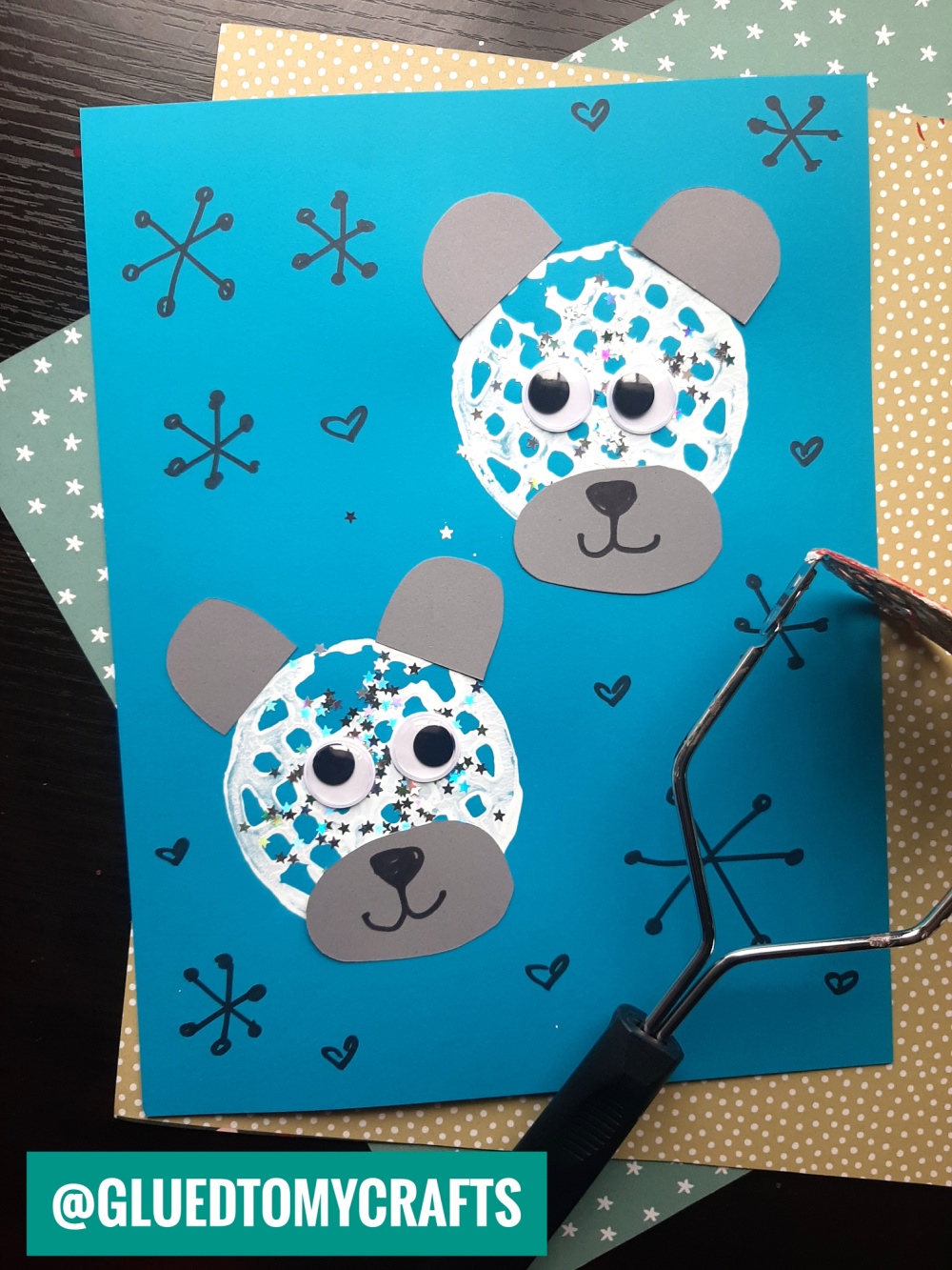 Potato Masher Stamped Craft Ideas For Kids