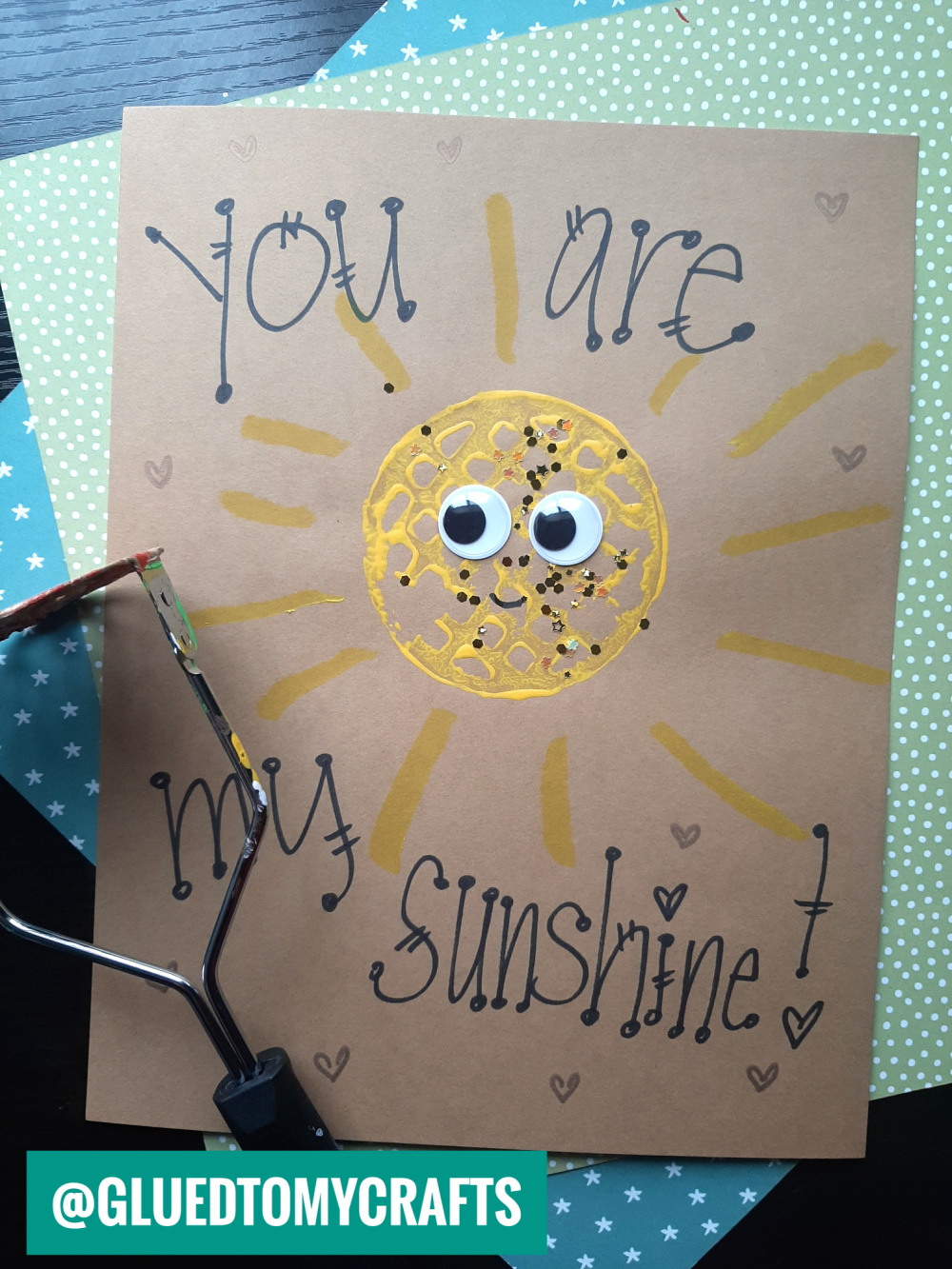 Potato Masher Stamped Craft Ideas For Kids