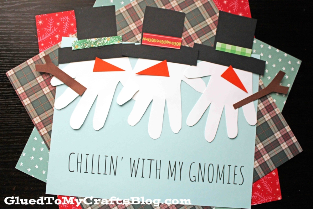 Handprint Snowman Gnome Keepsake