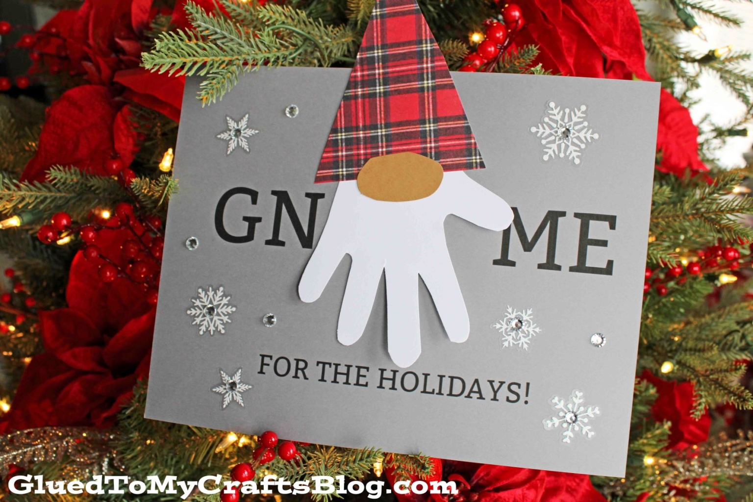 Handprint Gnome For The Holidays Keepsake