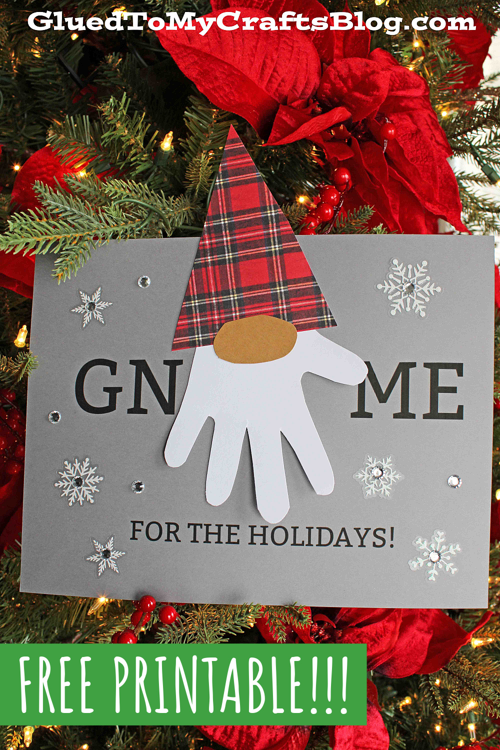 Handprint Gnome For The Holidays Keepsake