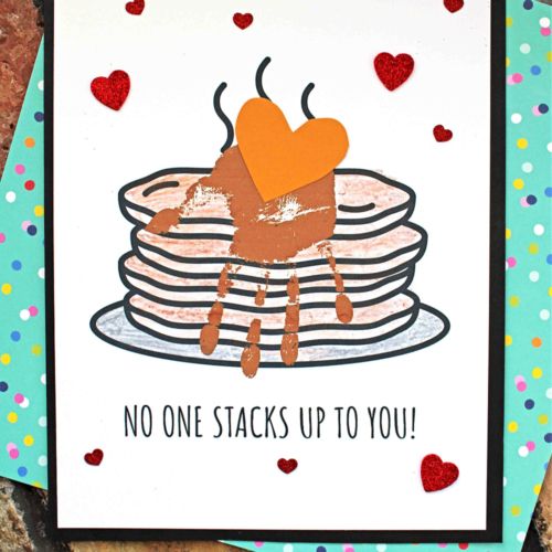 Handprint Pancake Keepsake Craft Idea