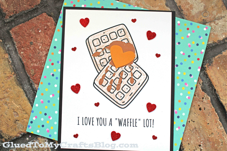 Handprint Waffle Keepsake Craft Idea
