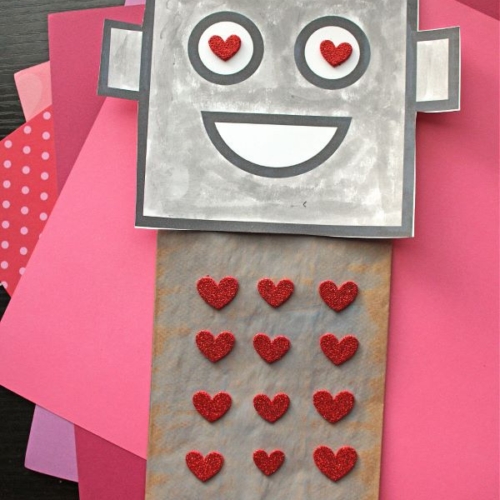 Paper Bag Robot Craft Idea For Kids