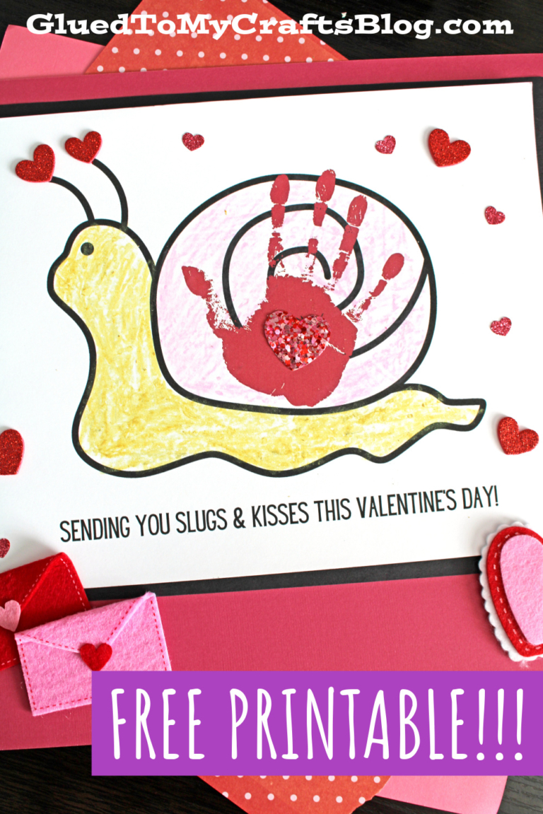 Slugs & Kisses Valentine's Day Keepsake Craft
