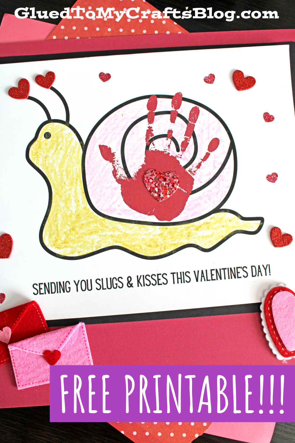 Slugs & Kisses Valentine's Day Keepsake Craft