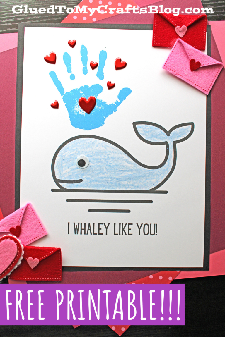 Handprint I "WHALEY" Like You Keepsake