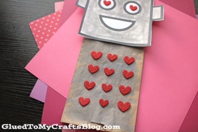 Paper Bag Robot Craft Idea For Kids
