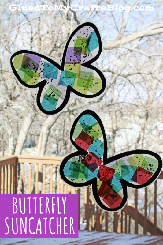 Butterfly Suncatcher Craft Idea For Kids