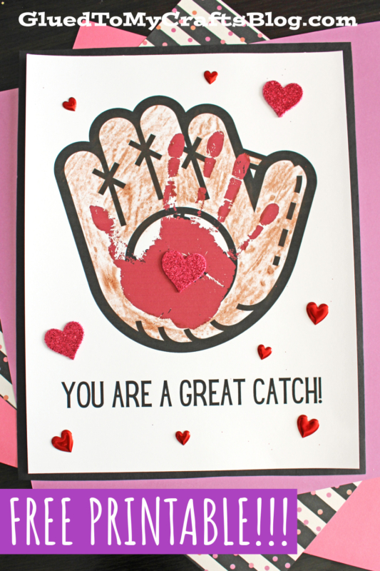 Handprint Great Catch Keepsake Printable
