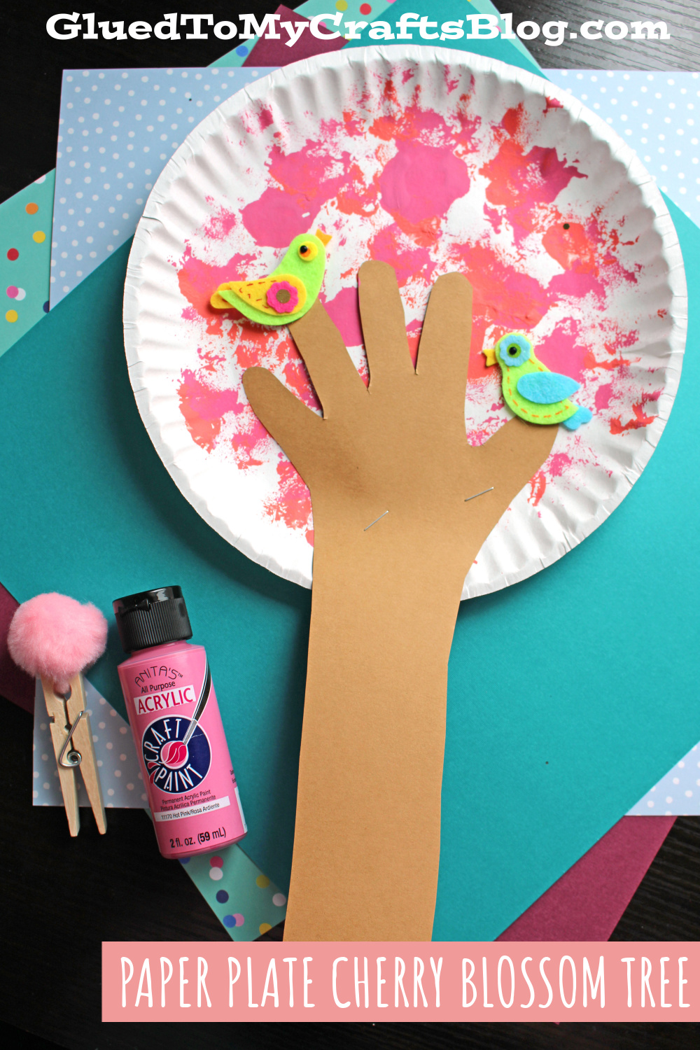 Cherry Blossom Tree Kids Craft Ideas