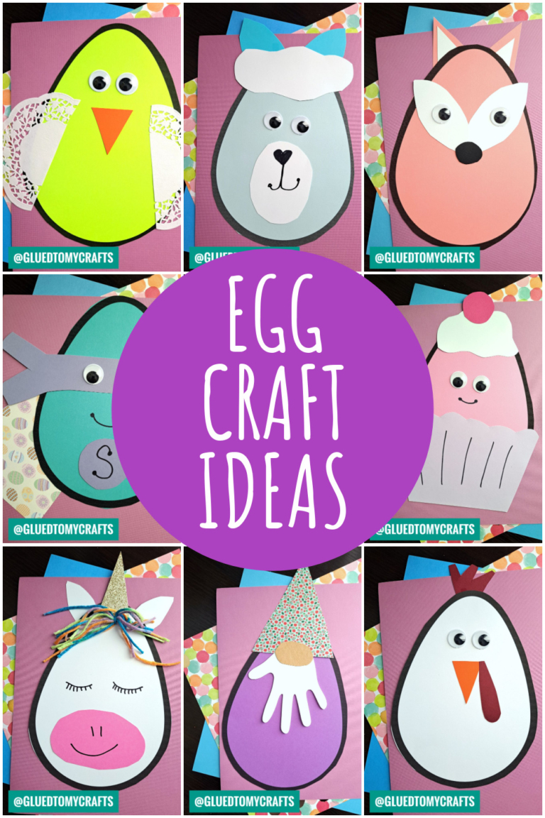 Art Project Ideas Using Paper Egg Shapes