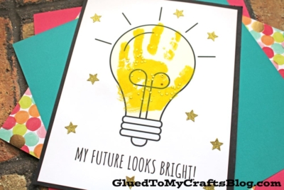 Handprint My Future Looks Bright Keepsake