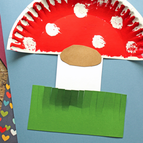Paper Plate Hamburger Craft Idea