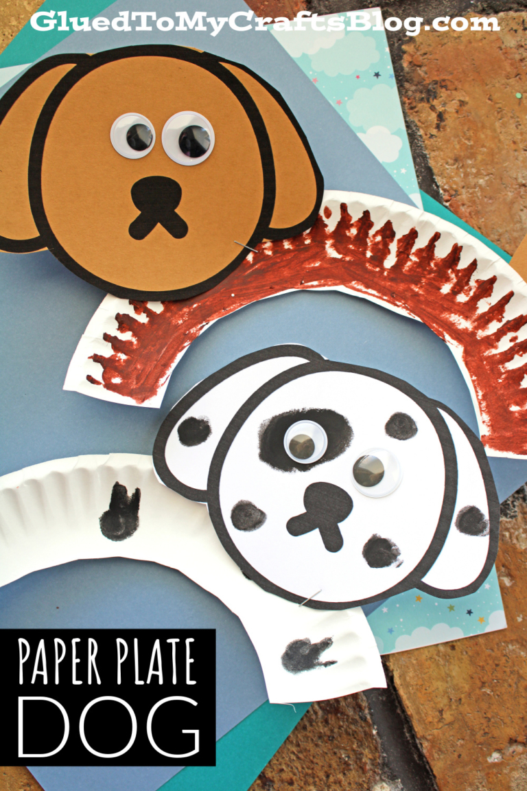 Paper Plate Dog Craft Idea
