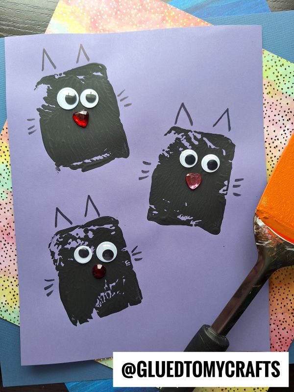 10+ Spatula Stamped Halloween Crafts - Glued To My Crafts