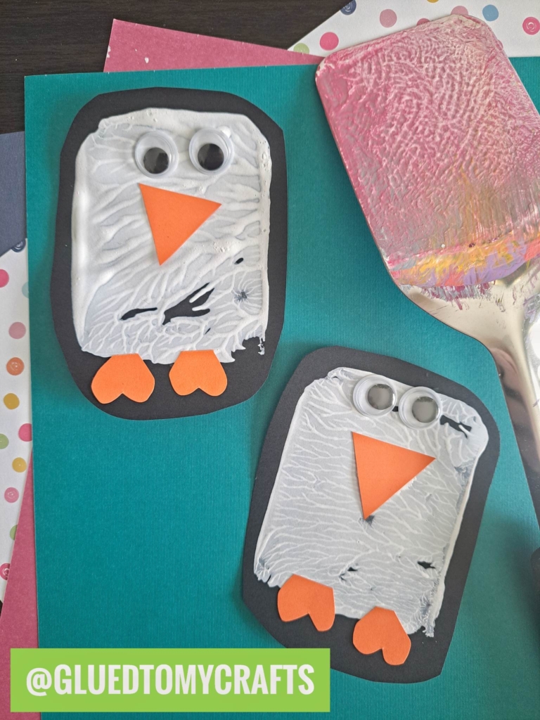 Spatula Stamped Craft Ideas For Kids