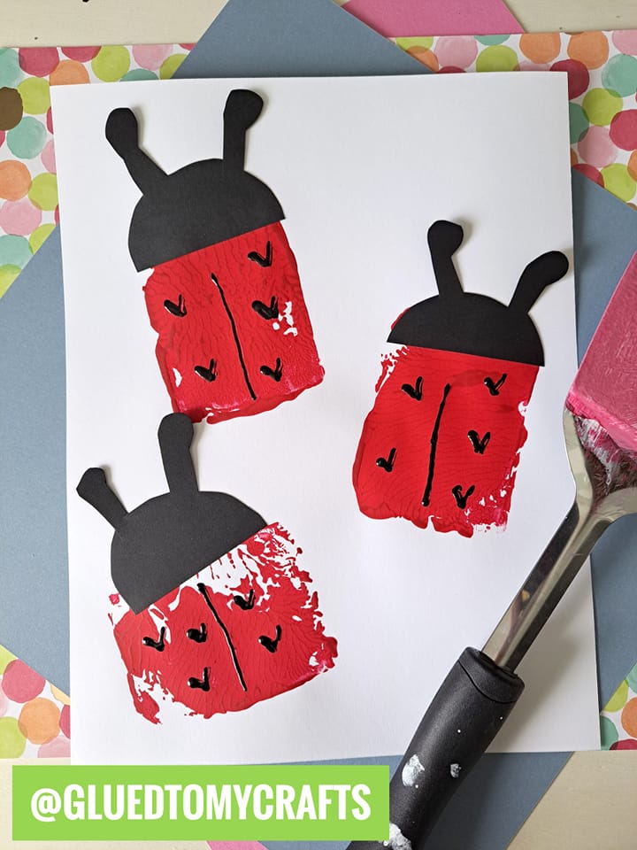 Spatula Stamped Craft Ideas For Kids