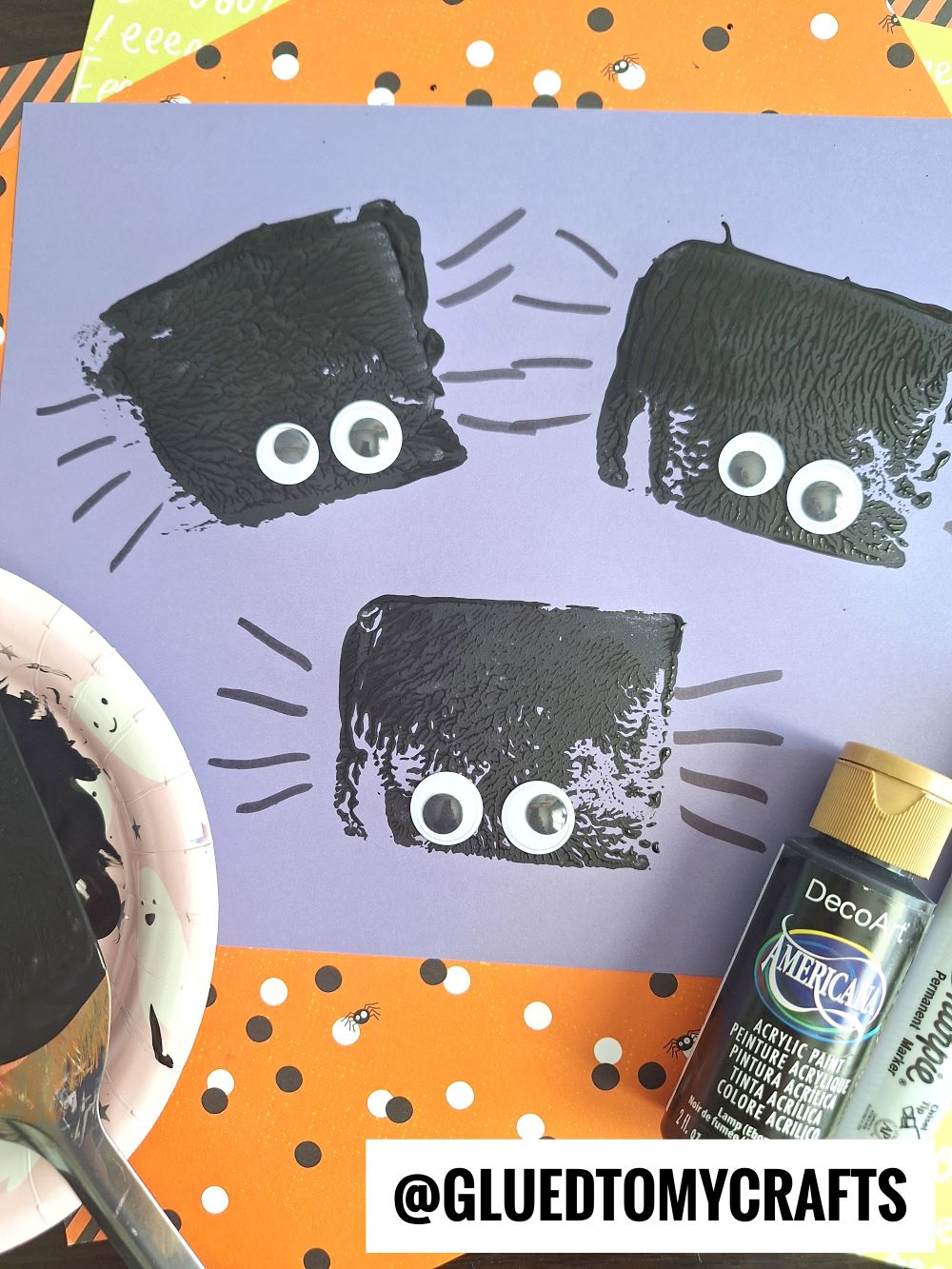 Spatula Stamped Craft Ideas For Kids