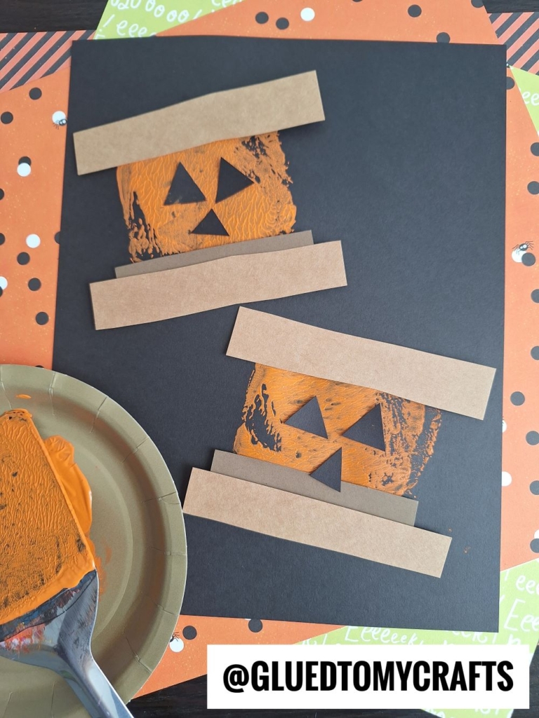 Spatula Stamped Craft Ideas For Kids