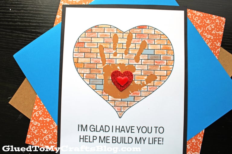 Handprint Build My Life Keepsake