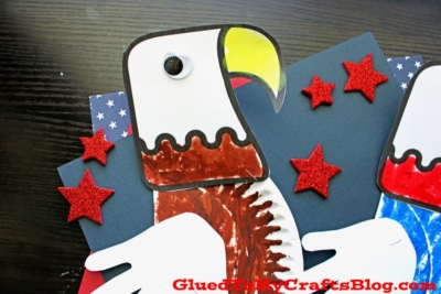Paper Plate Bald Eagle Craft Idea