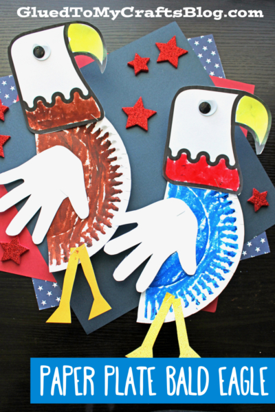 Paper Plate Bald Eagle Craft Idea