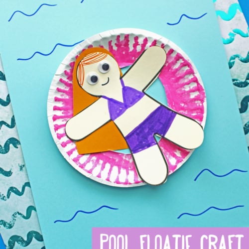 Paper Pool Floatie Art Project For Kids