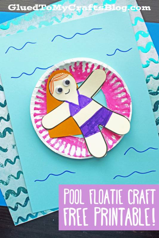 Paper Pool Floatie Art Project For Kids